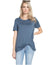 Knit Slate Blue Top – Our Sunshine Boutique